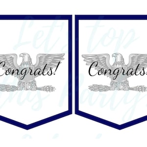 Military Promotion Banner: Colonel or Captain Retirement Party ...