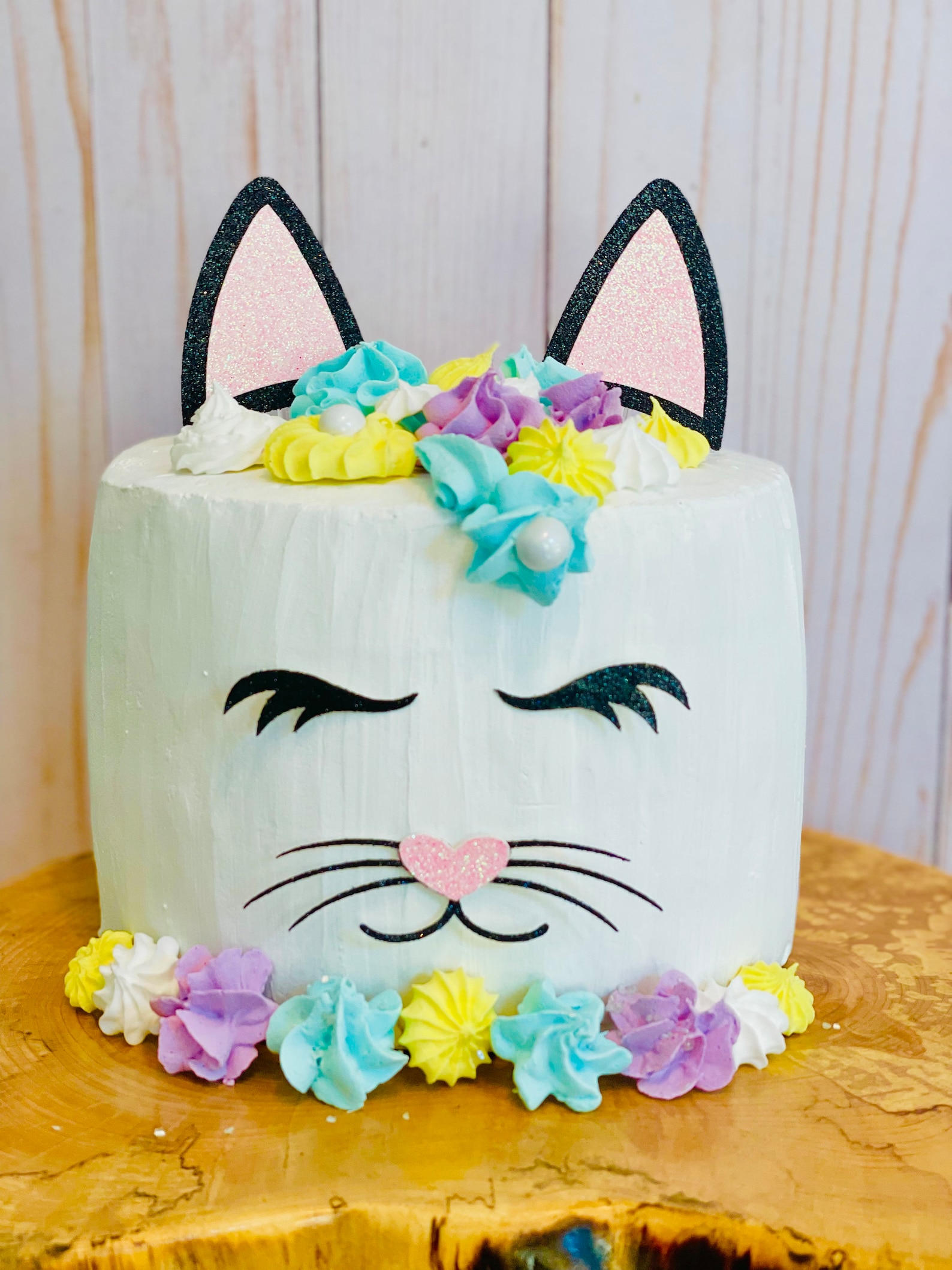 Cat Cake Topper Unikitty Topper Kitty Birthday Cat Theme - Etsy