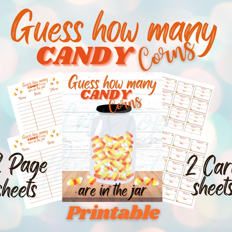 Candy Guess Game - Etsy