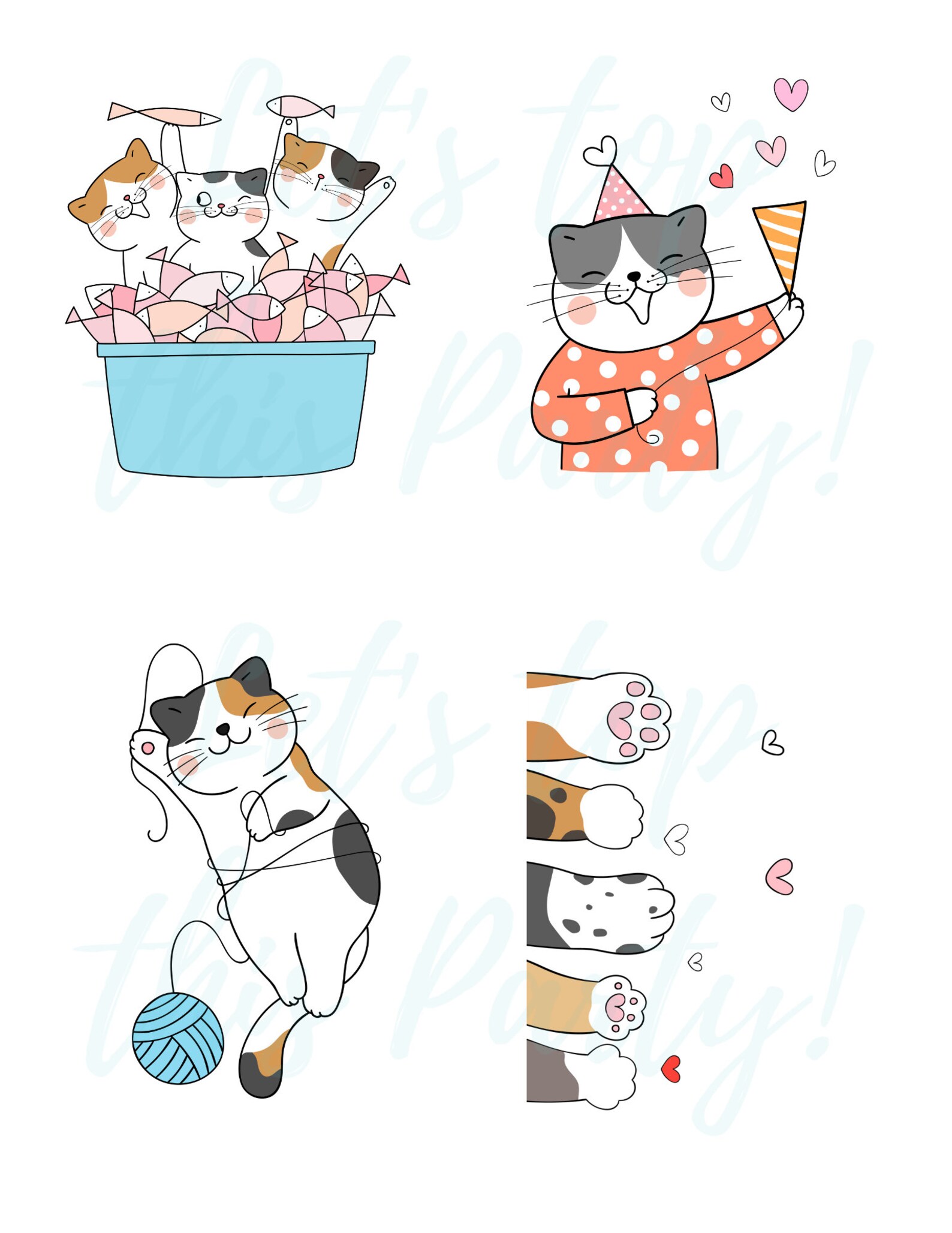 Kitten Scavenger Hunt Printable Scavenger Hunt Kitten - Etsy