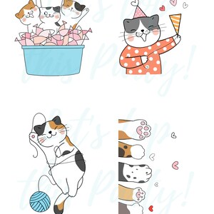 Kitten Scavenger Hunt, Printable Scavenger Hunt Kitten Printable Kitten ...