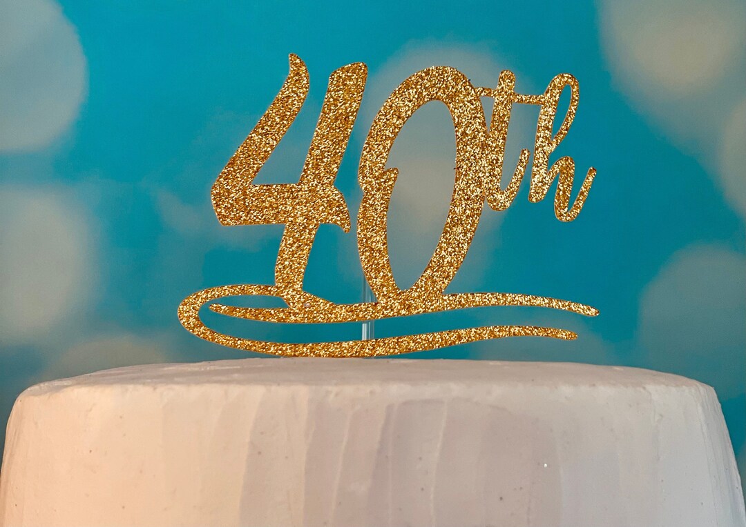 Personalized Number Cake Topper, Any Number Cake Topper, Custom Cake ...