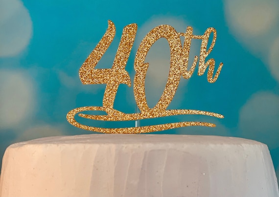 Personalized Number Cake Topper Any Number Cake Topper | Etsy