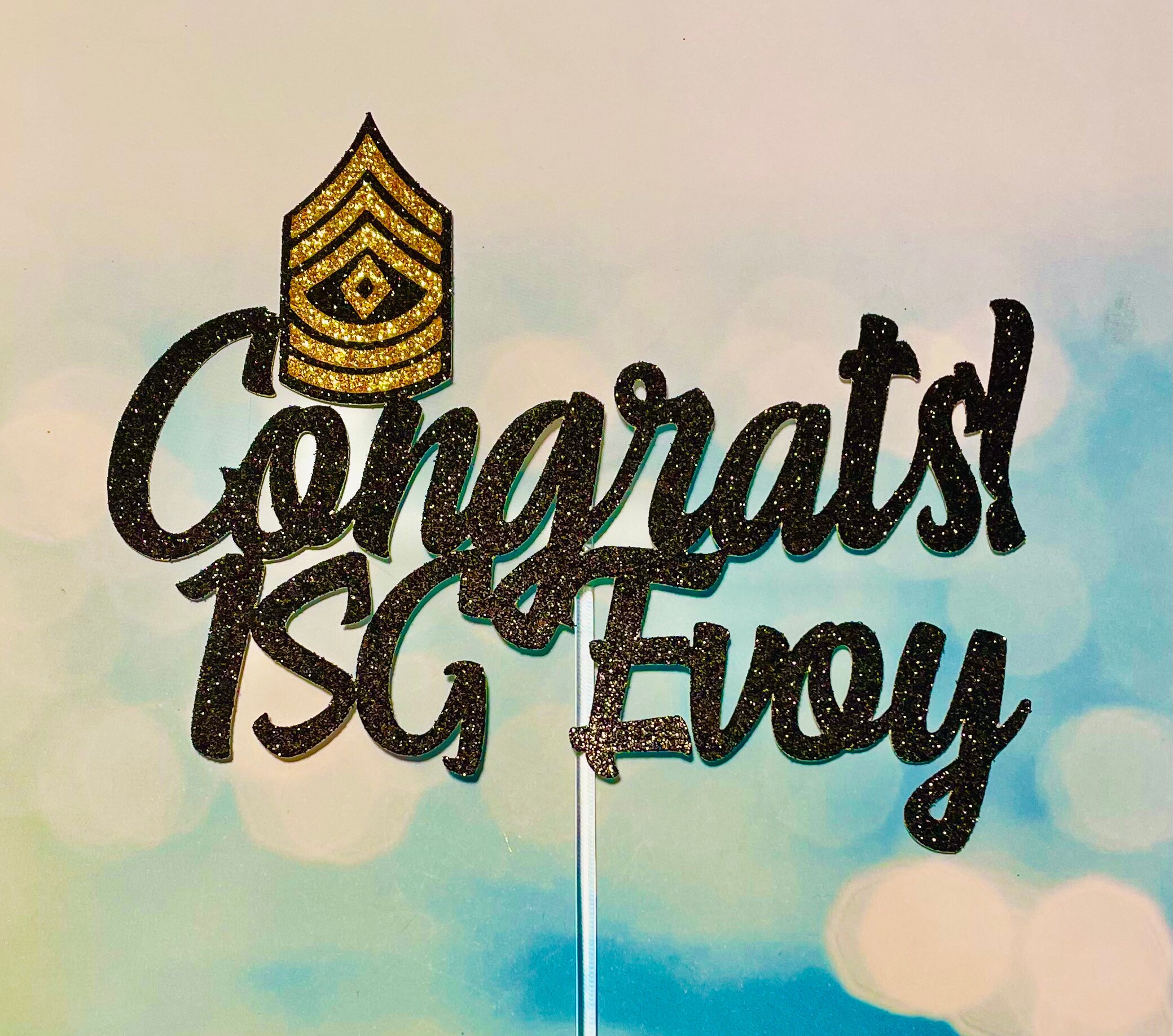 Congrats Army Rank Promotion Congrats Enlisted Army Rank | Etsy