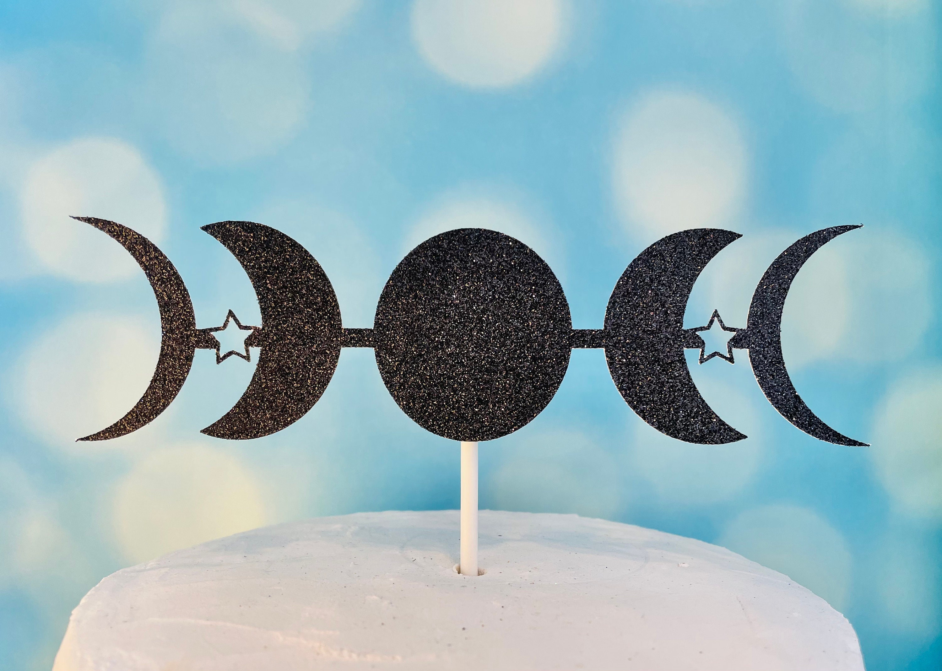 Phases of the moon cake topper moon baby shower moon cake | Etsy