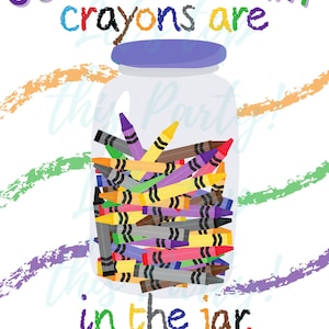 Guess How Many Crayons Are in the Jar, Guessing Game, School Guess How ...