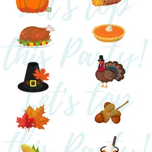 Thanksgiving Scavenger Hunt Printable Dinner Scavenger Fun Thanksgiving ...
