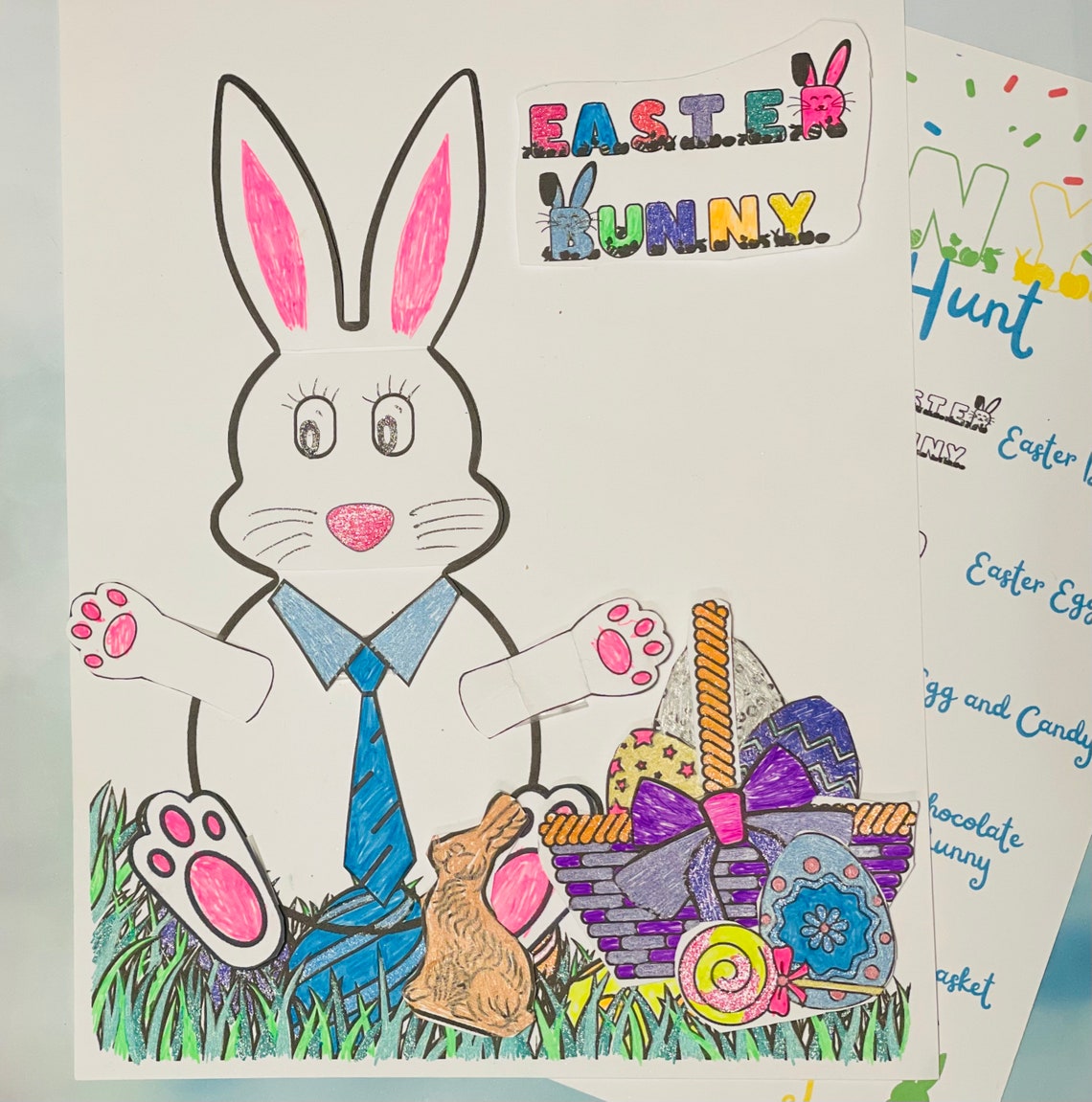 Bunny Scavenger Hunt Printable Scavenger Hunt Easter | Etsy