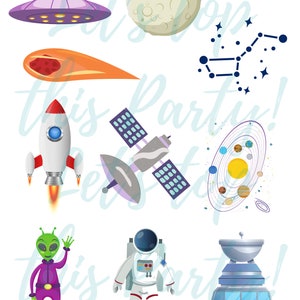 Out of This World Scavenger Hunt - Space Theme Party Game - Alien Theme ...