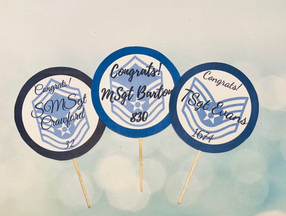 Customized USAF Printable Promotion Personalized Printable | Etsy