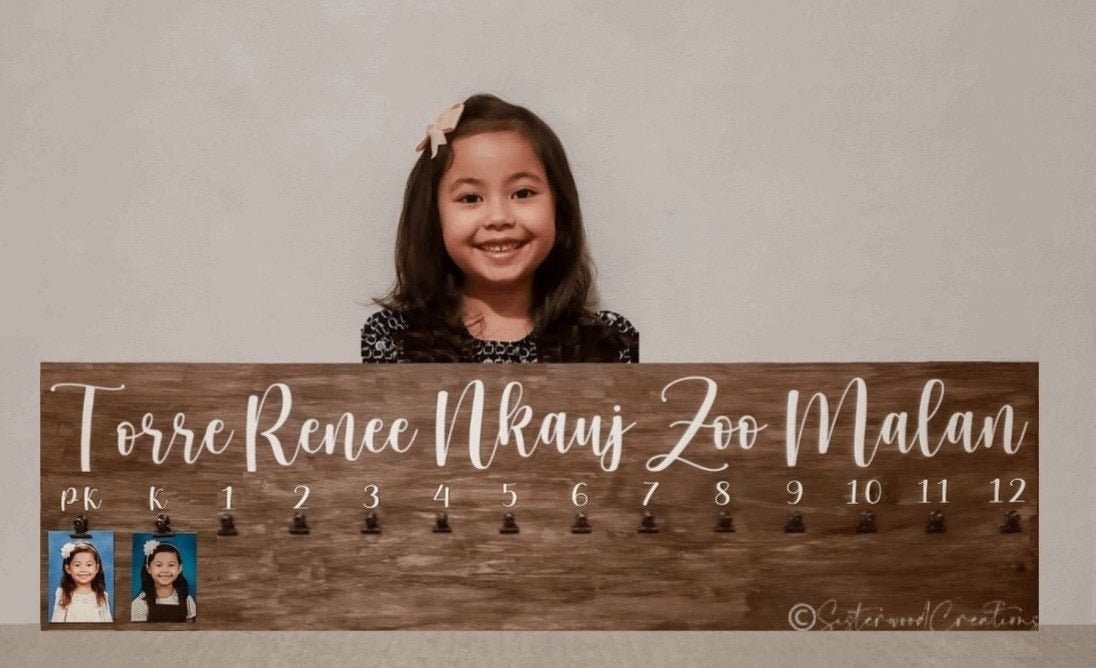 School Grade Pictures Hanger Wood Sign PK 12th Grade - Etsy