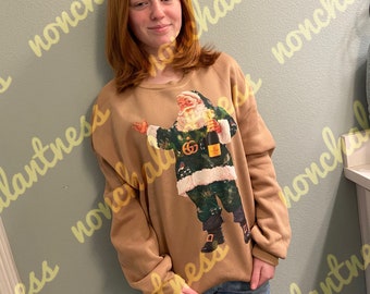 Gucci Santa Sweatshirt - Etsy