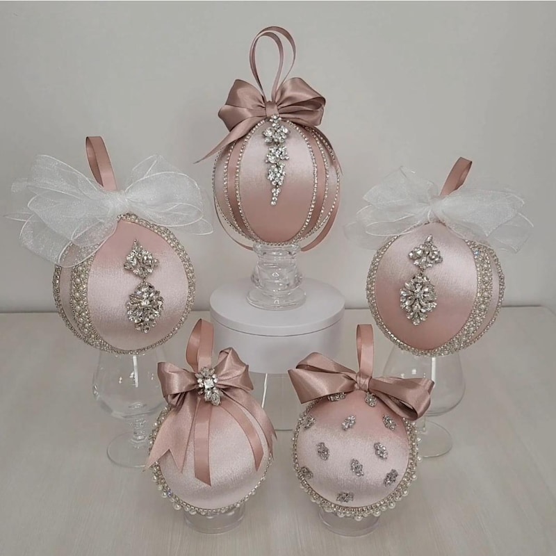 Pink Ornaments - Etsy