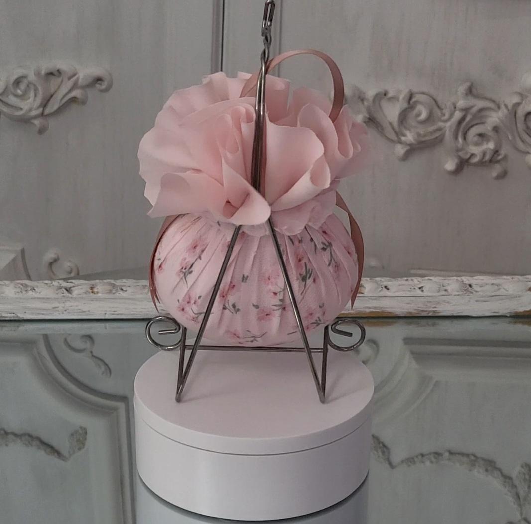Feminine Dainty Shabby Chic Coquette Pink Large 4" 3D Floral Patterned ...
