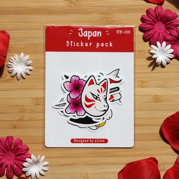 Japanese Sticker Pack - Etsy