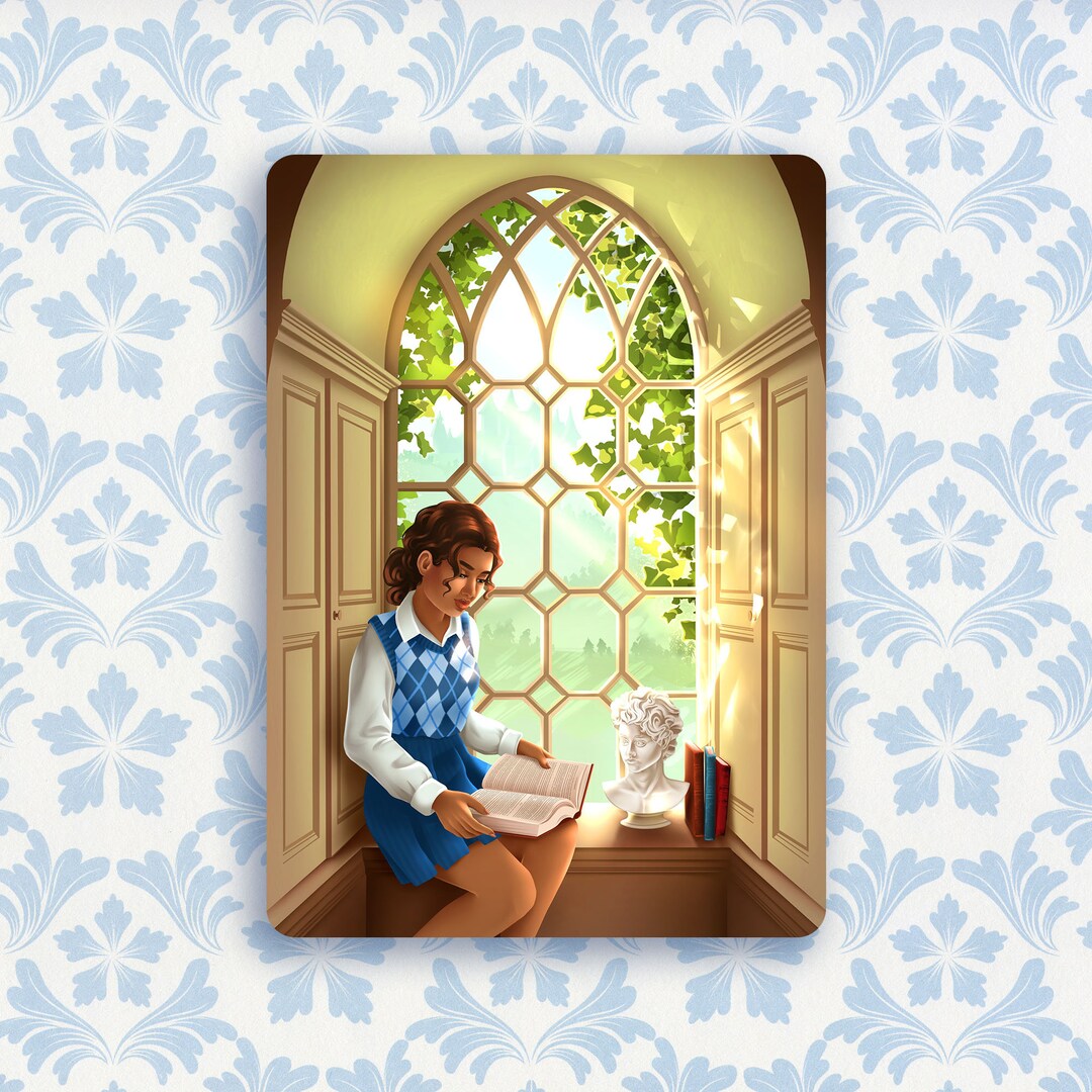 Impression "Éléonore" A5 - Academia - Illustration imprimée - Print - Décoration murale ...