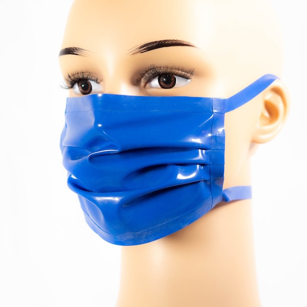 Royal Blue Mask - Etsy