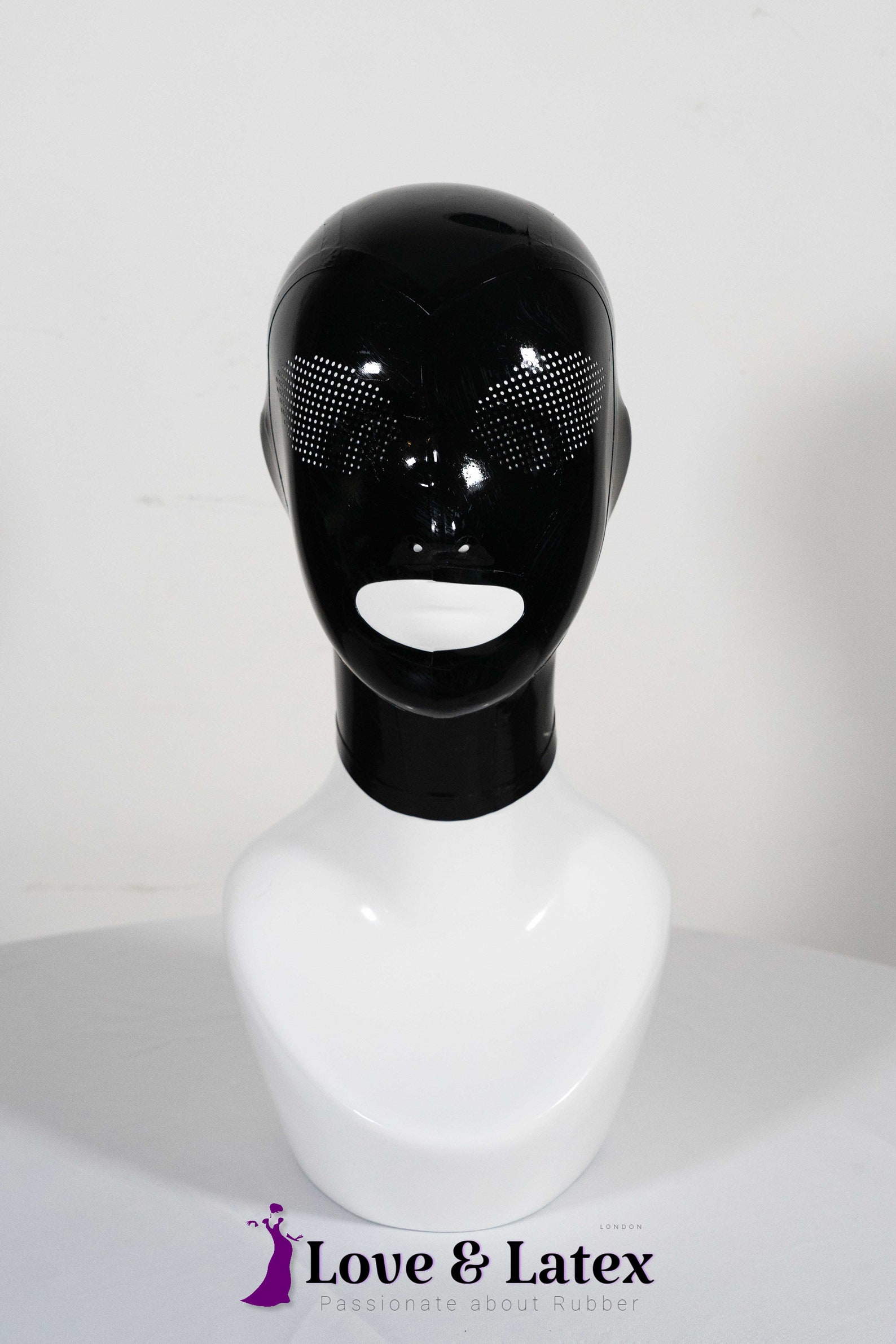 Latex Hood, Micro Perforations, Unisex - Etsy