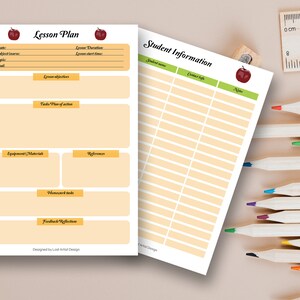 Printable Teacher Planner Pack (DIGITAL DOWNLOAD) - Etsy