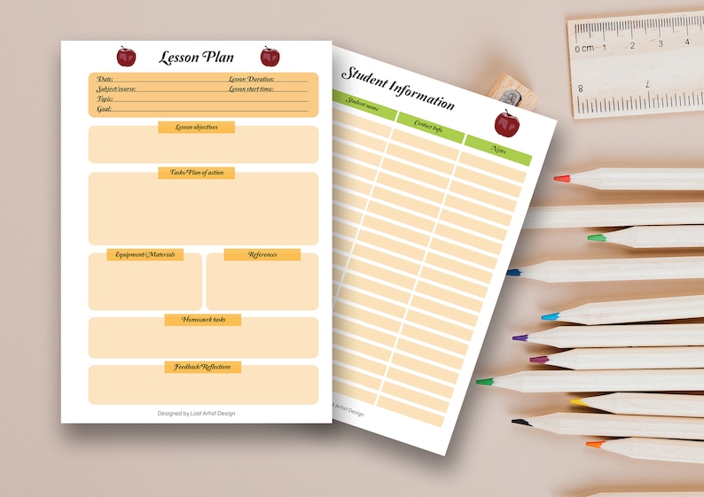 Printable Teacher Planner Pack (DIGITAL DOWNLOAD) - Etsy
