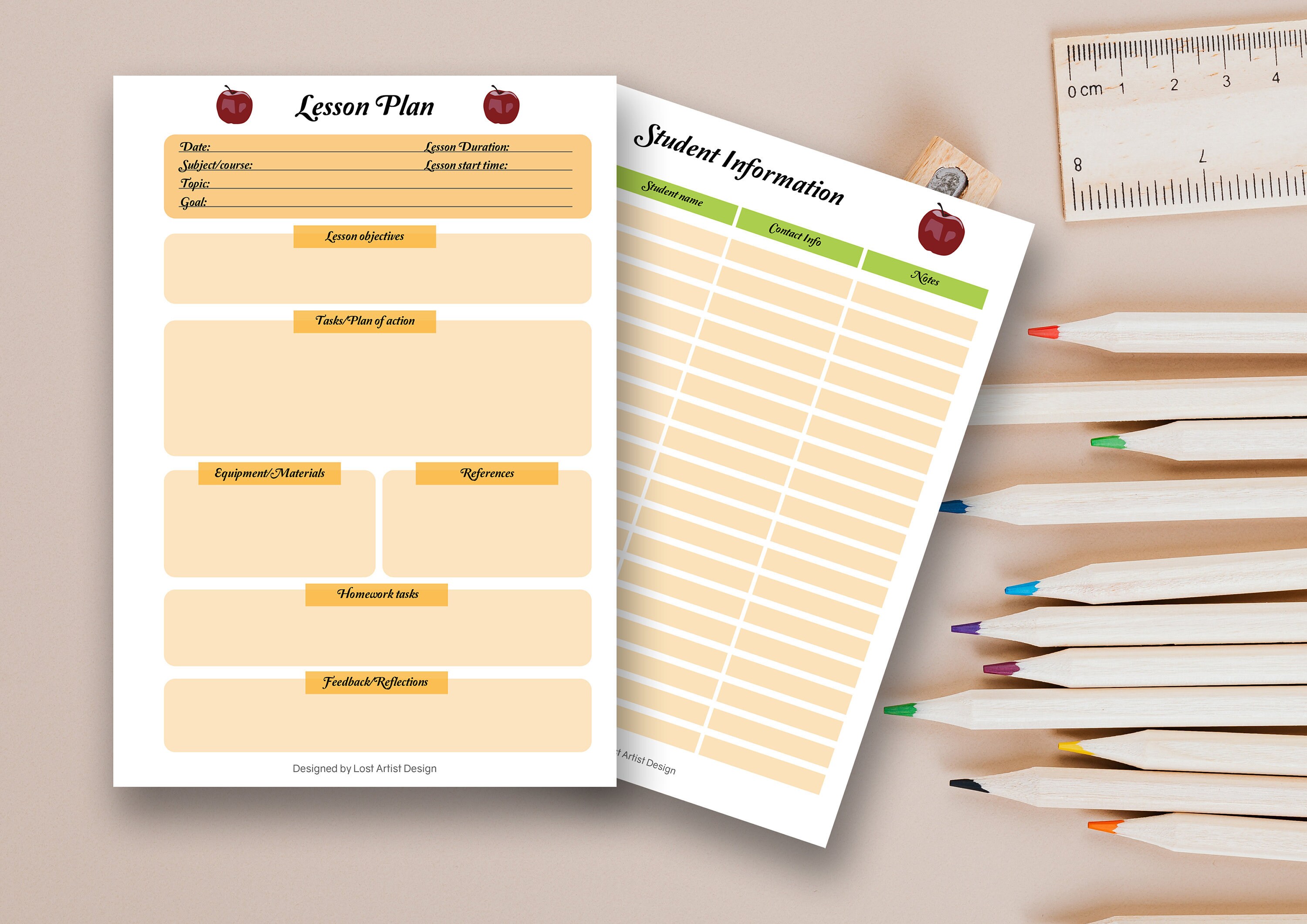 Printable Teacher Planner Pack (DIGITAL DOWNLOAD) - Etsy
