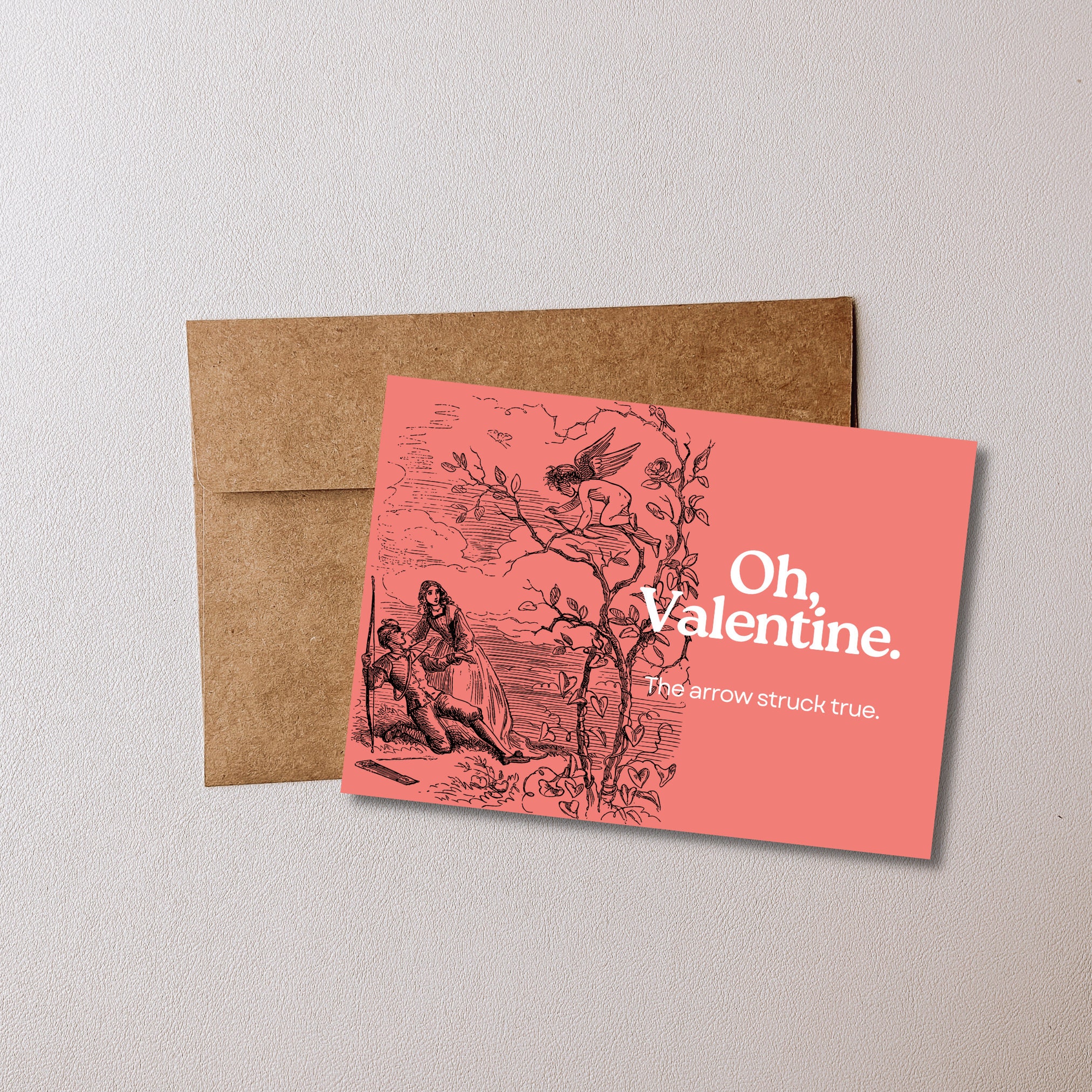 Printable Valentine's Day Cards | Neutral & Pink Color Palette ...