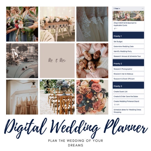 Canva Template Wedding Planner Wedding Planner Binder - Etsy