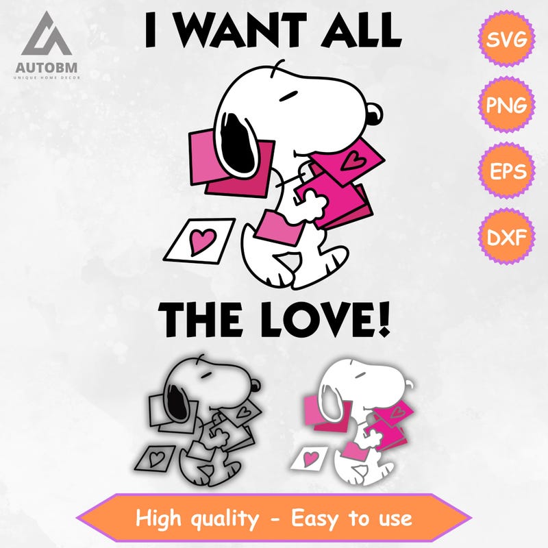 Snoopy Svg - Etsy