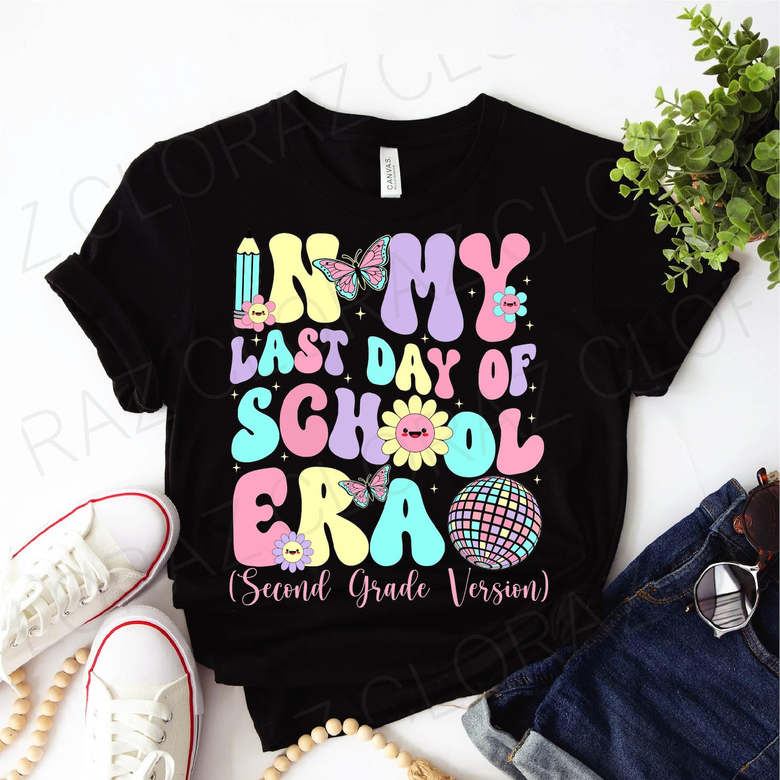 Gro-ovy in My Last Day of School Era Second Grade Graduation Svg, Kids ...