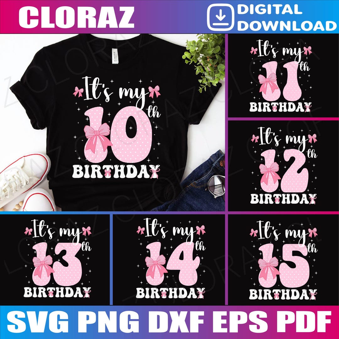 Bundle 10-15 Year Old Coquette Themed Birthday Eleven Year Old Girl Bow ...