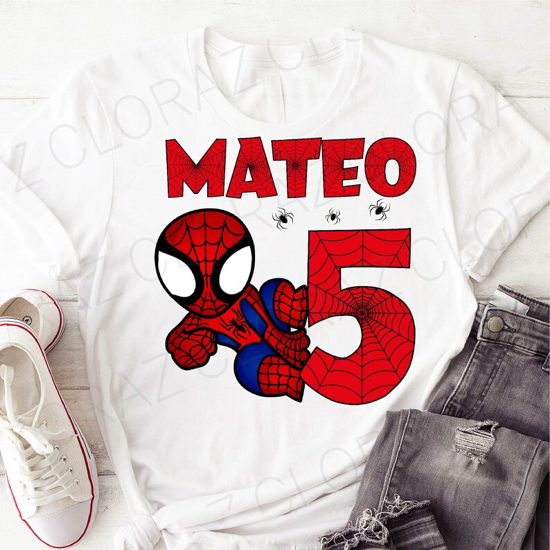 Spider Birthday Png, Super Hero Birthday Png, Spider Family Png ...