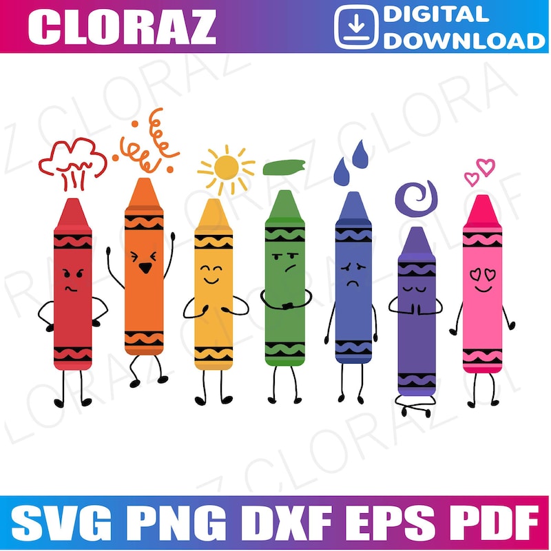 Crayola Svg - Etsy