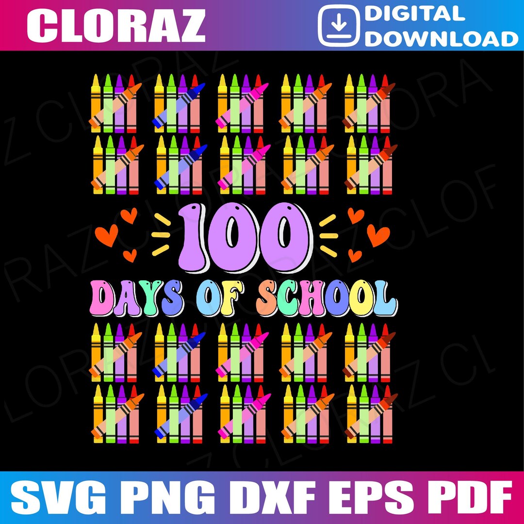 100th Day of School Teacher Kids 100 Days Math Numbers Svg, 100 Days ...