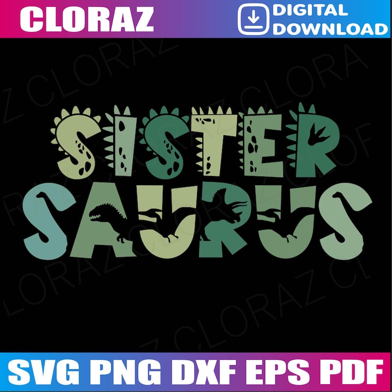 Family Saurus Svg - Etsy