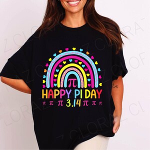 Happy Pi Day Pie Funny Math Coach Teacher Rainbow Svg, Happy Pi Day Svg ...