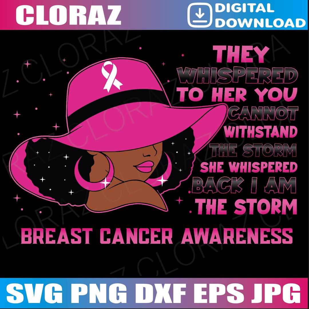 In October We Wear Pink Dog Cat Paw Svg, Breast Cancer Svg, Pink Cancer ...