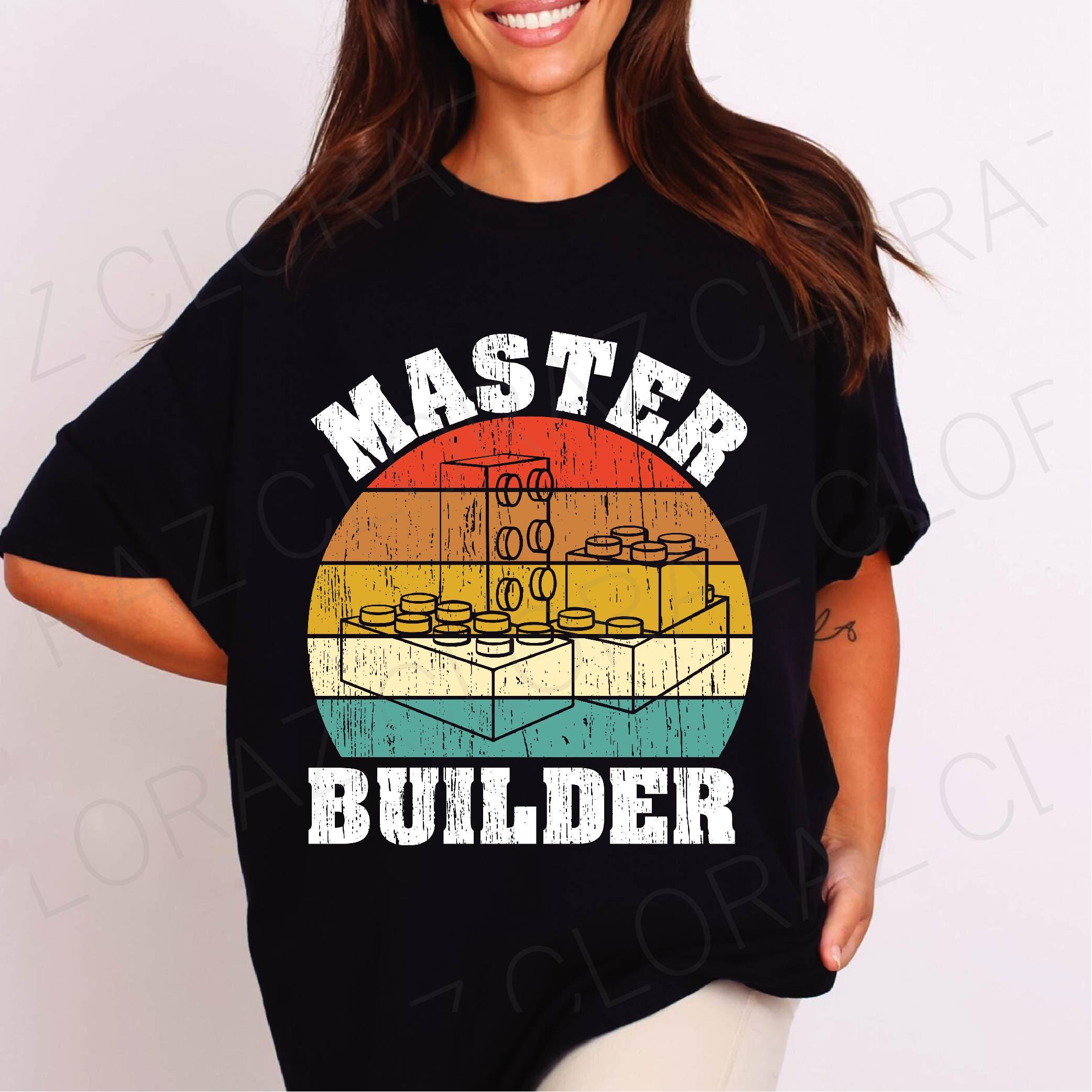 Master Builder Kids Building Blocks Brick Toy Master Builder Svg ...