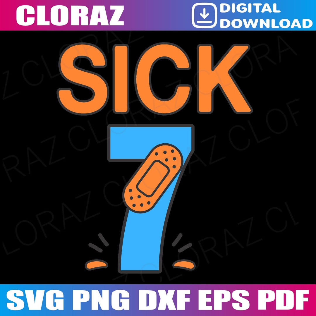 Sick Seven Meme Svg Six Seven Fun Wordplay Svg, Six Seven Meme Svg, Gen Alpha Trend Svg, Gen Z ...
