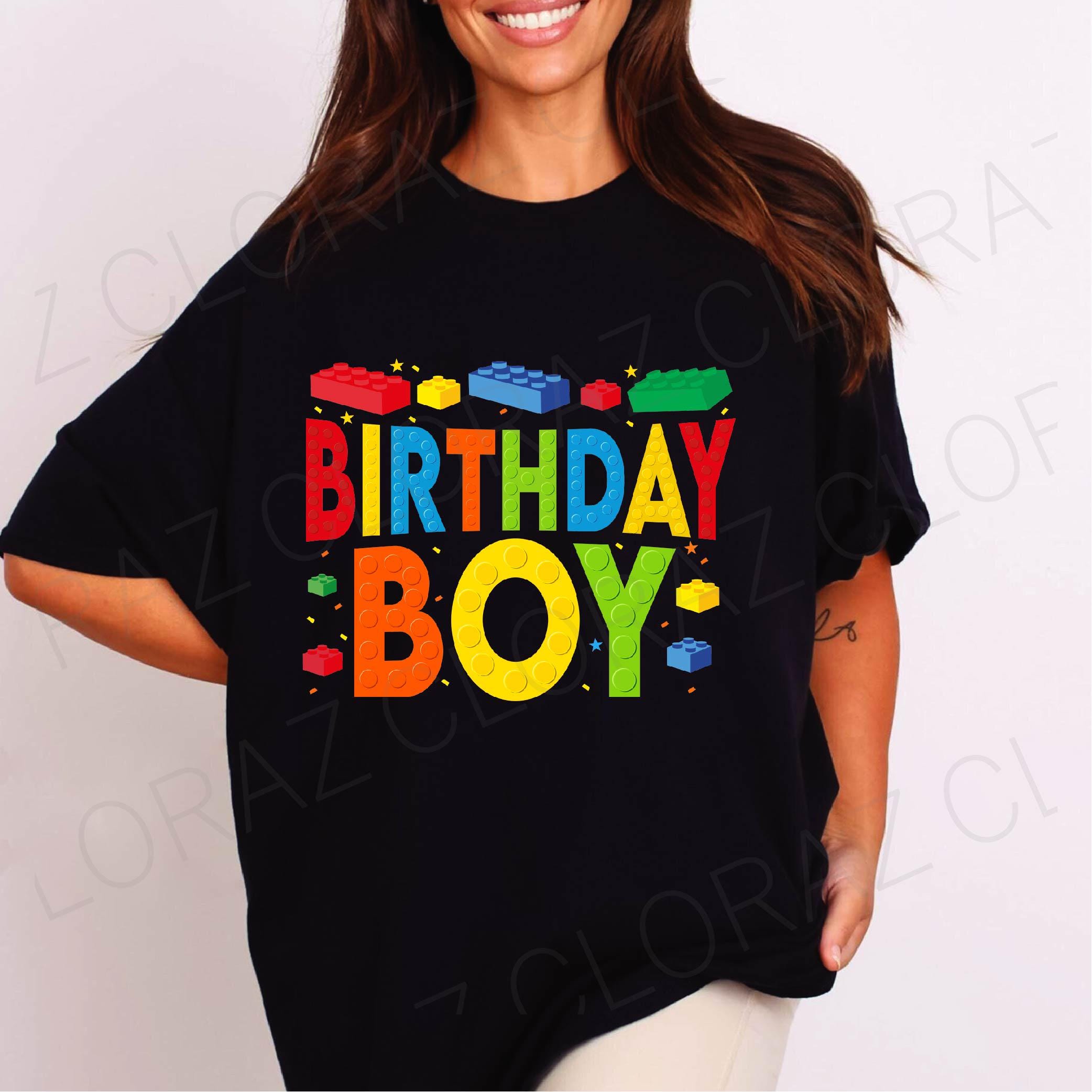 Bundle Family of the Birthday Boy Building Block Birthday Svg, Family ...