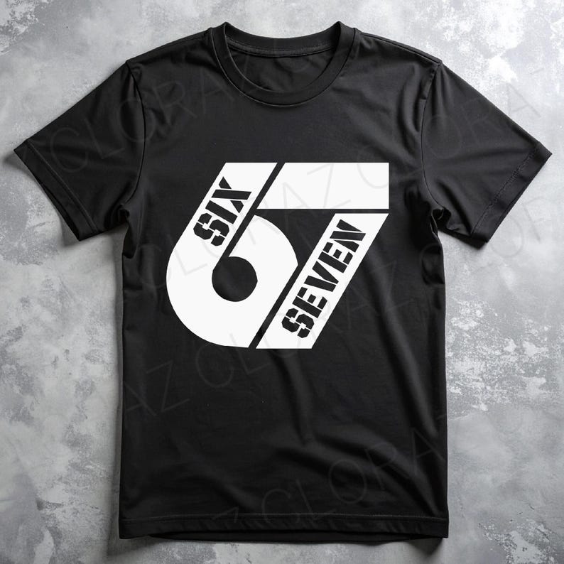 Fun Six Seven 6 7 Meme Design Svg, Six Seven Svg, 6 7 Meme Funny Svg ...