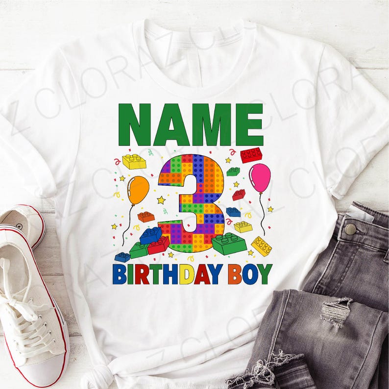 Building Block Birthday Girl Svg,custom Birthday Buiding Svg,building ...