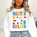 Master Builder Kids Building Blocks Brick Builder Svg, Builder Kids Svg ...