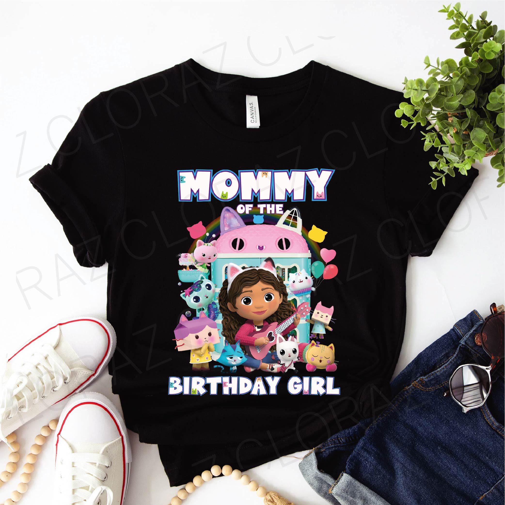 Family Gabbi's Cat Birthday Girl Png, Gabbi Family Matching Set ...