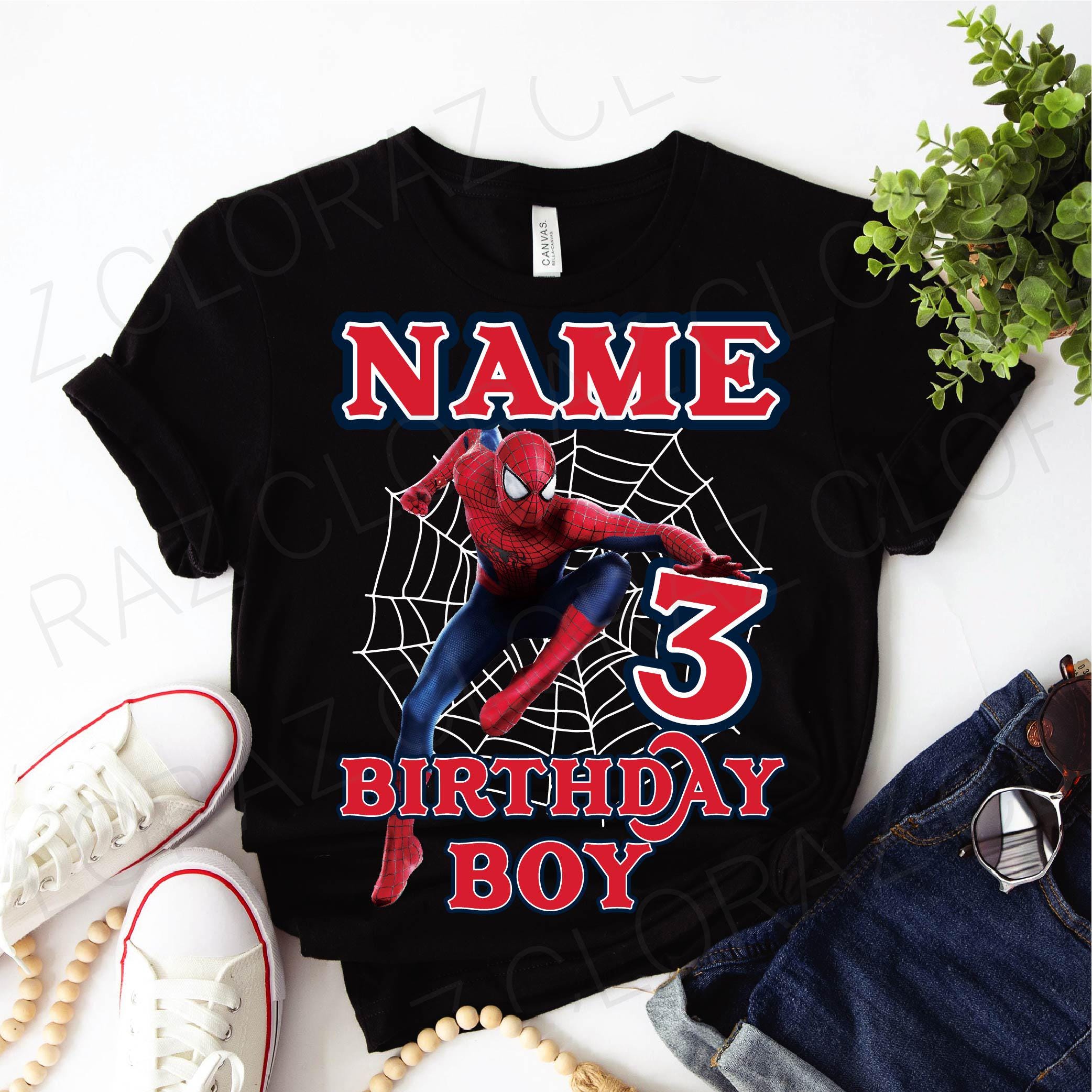 Spider Birthday Boy Png, Spider Birthday Png, Family Birthday Png ...