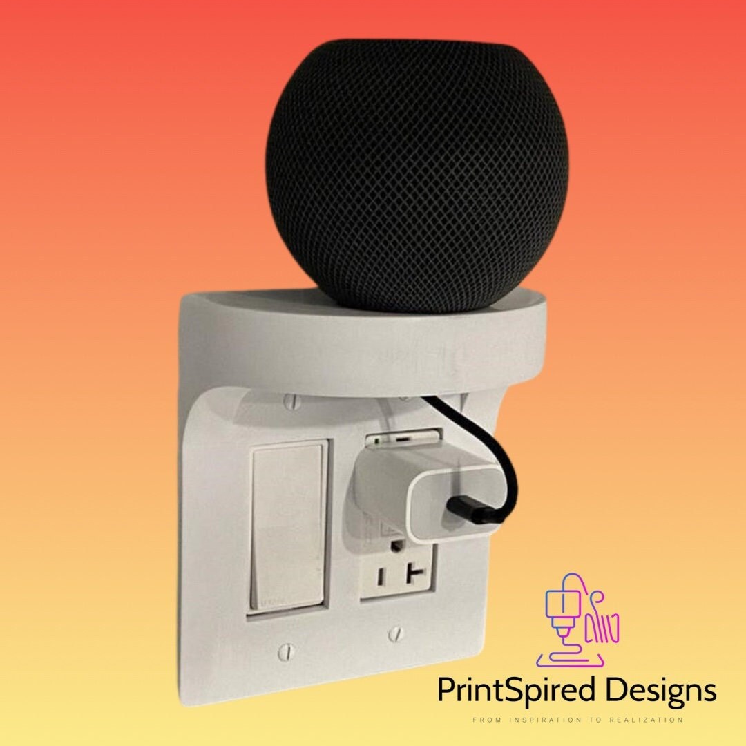 Apple HomePod Mini 2-gang Decora-gfci Outlet Shelf - Etsy