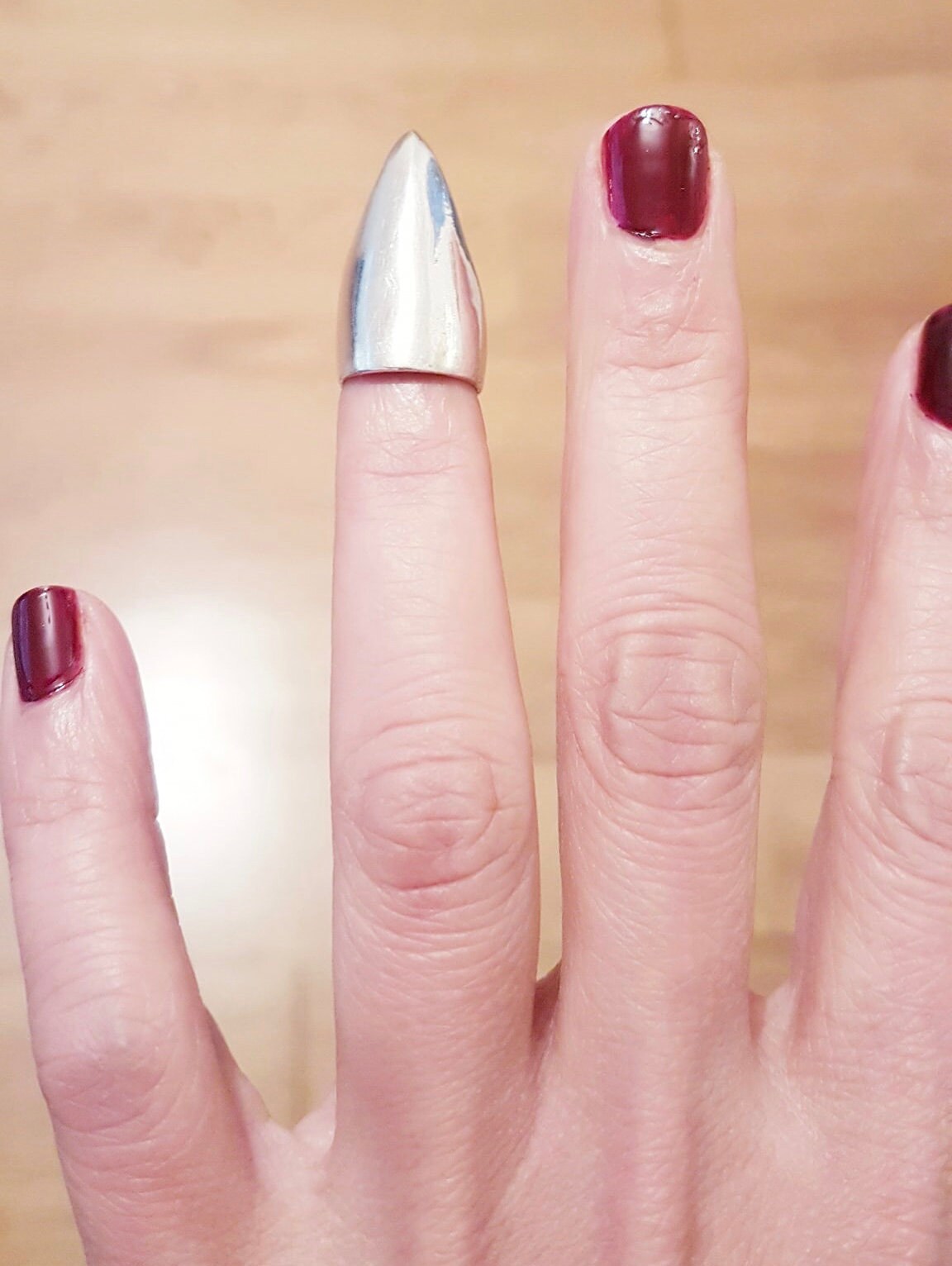 Fingernail/claw Ring/fashion Women Girl/925 Silver - Etsy