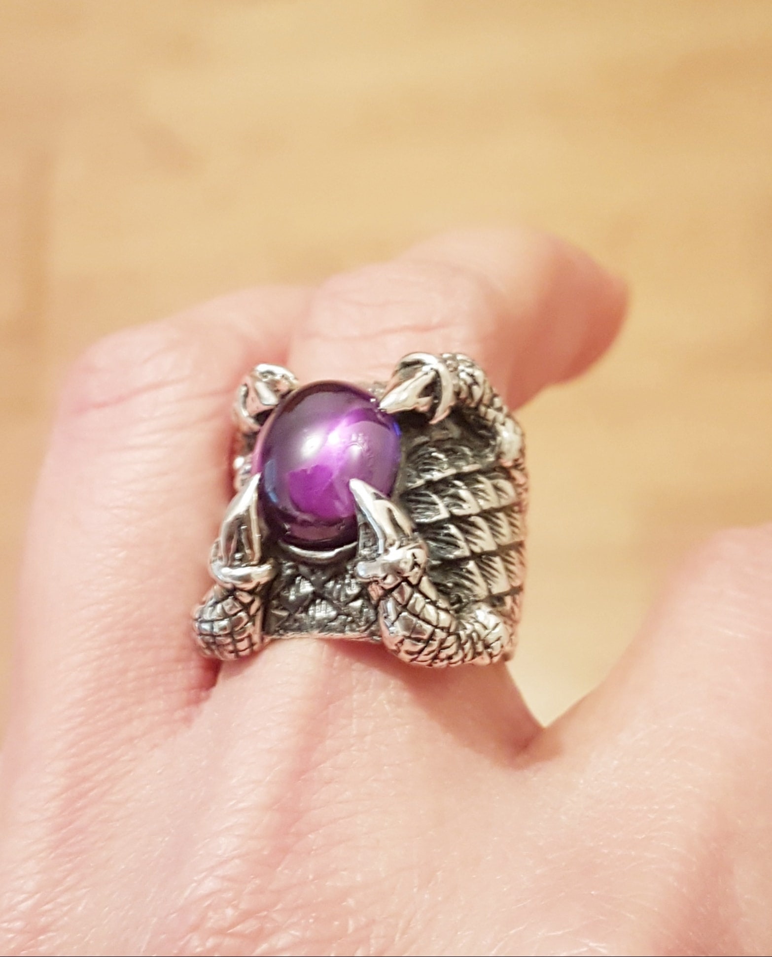 Dragon Claw Gothic Ring - Etsy