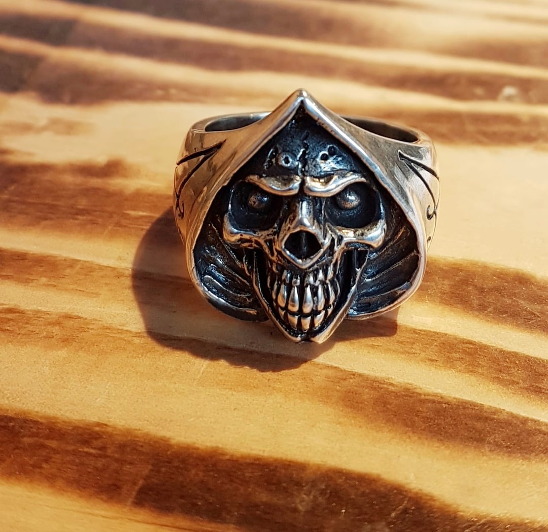 Skull Head Ring Sizes Z/ - Etsy