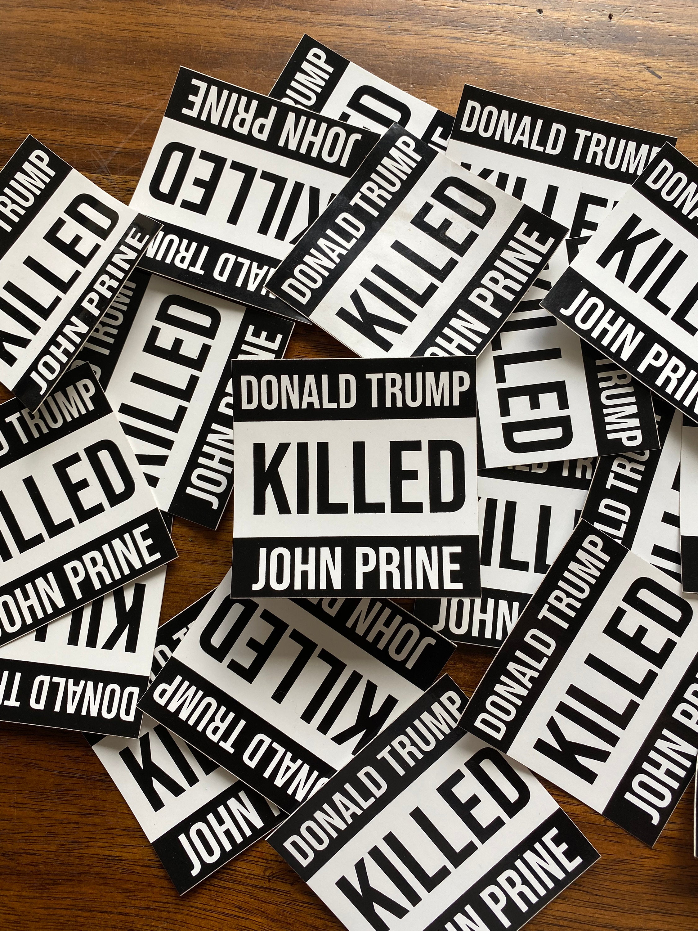 Trump Killed John Prine Sticker - Etsy
