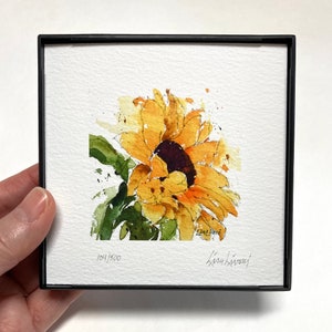 Sunflower Art - Etsy